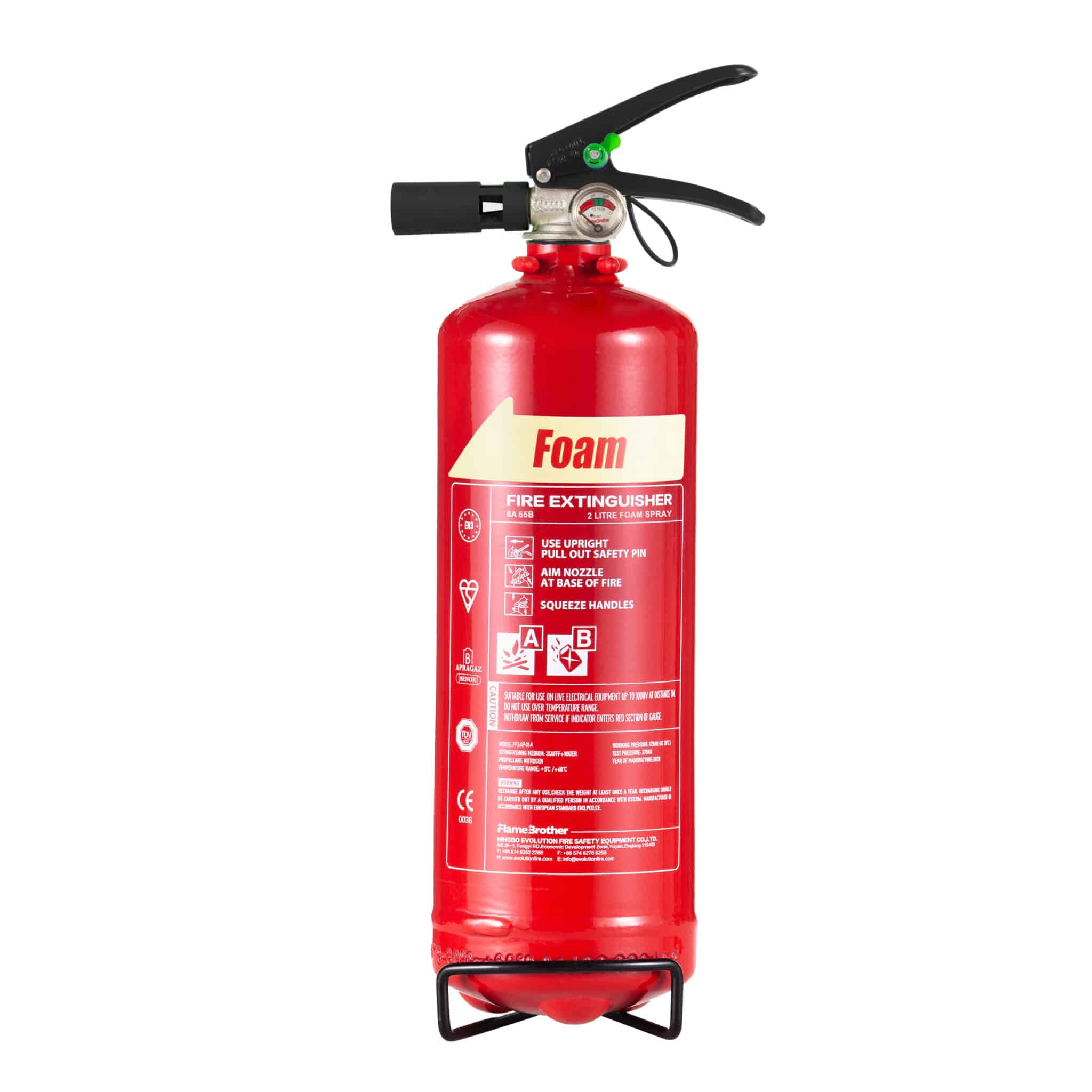 2L Foam Fire Extinguisher Series - EvolutionFire