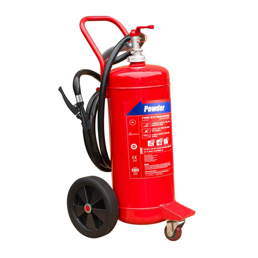 25KG Dry Powder Trolley Fire Extinguisher Series - EvolutionFire