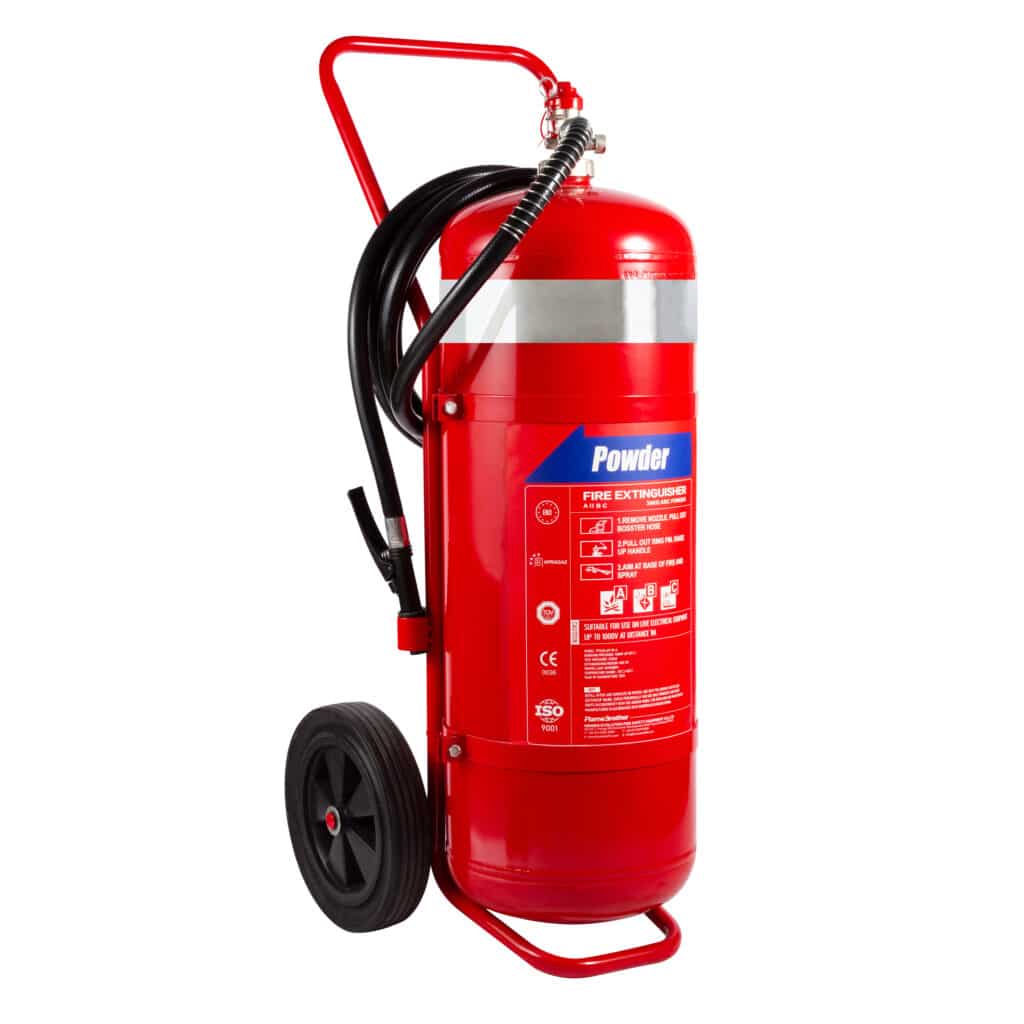 30KG Dry Powder Trolley Fire Extinguisher SUS304 Series - EvolutionFire